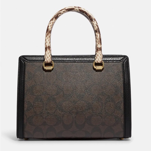 Coach Bags Nwt Coach Grace Carryall In Signature Canvas Goldbrown